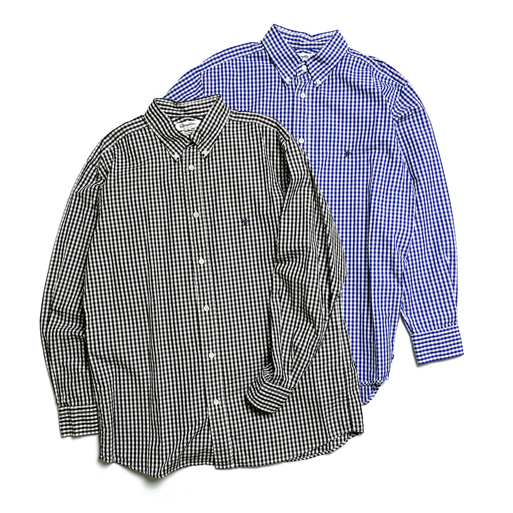 Gymphlex - B.D. Gingham Check Shirt - GY-B0196MGG – Sun House Online ...